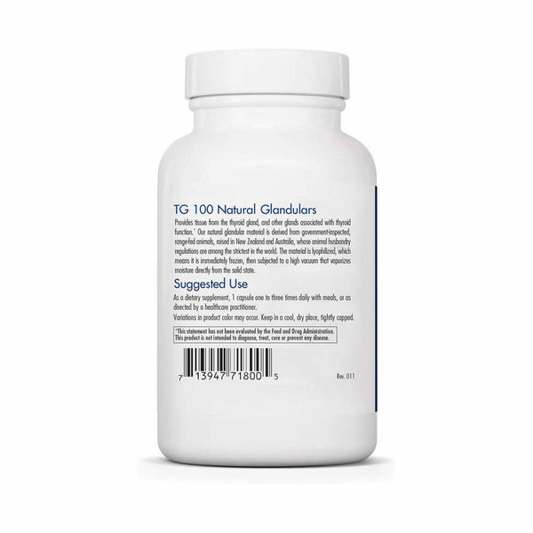 TG 100 Natural Glandulars- Allergy Research Group - Amrita Nutrition