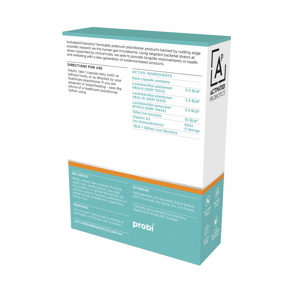 Biome Osteo Probiotic - 30 Capsules - Activated Probiotics | Amrita ...