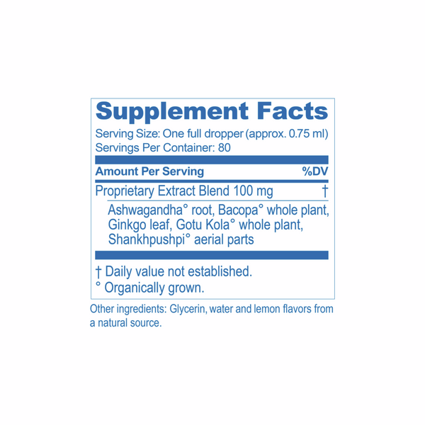 Bacopa Plus Drops - 60ml - Ayush Herbs | Amrita Nutrition