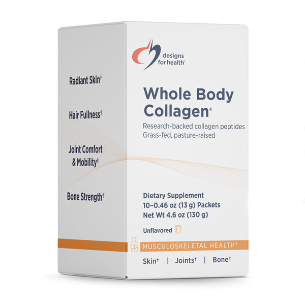 Whole Body Collagen - 10 Packets | Designs For Health | Amrita Nutrition
