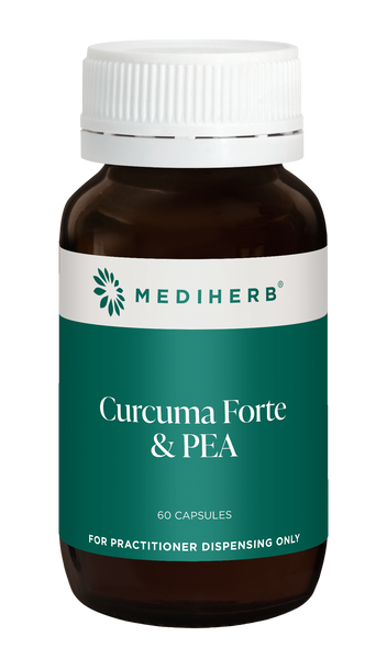 Curcuma Forte & PEA - 60 Capsules | Mediherb | Amrita Nutrition