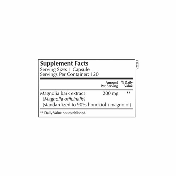 Magnolia Select - 120 Capsules - Moss Nutrition | Amrita Nutrition