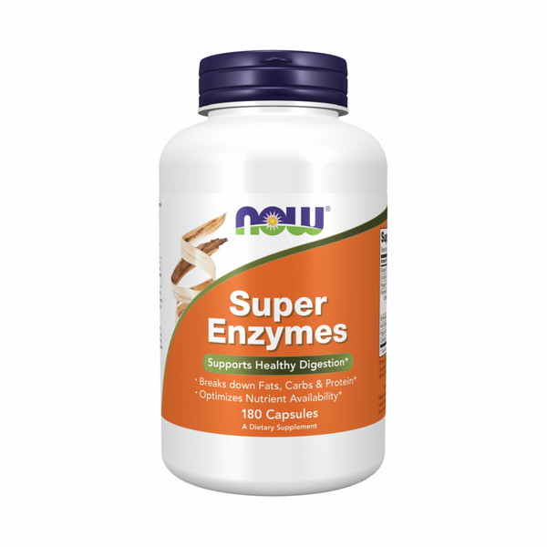 Super Enzymes - 180 Capsules - NOW Foods | Amrita Nutrition