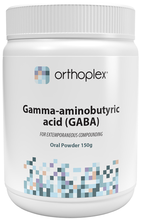 Gamma-aminobutyric acid (GABA) - 150g | Orthoplex | Amrita Nutrition
