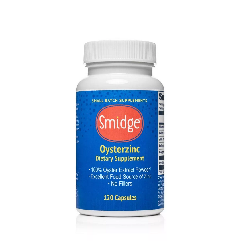 OysterZinc - 120 Capsules | Smidge | Amrita Nutrition