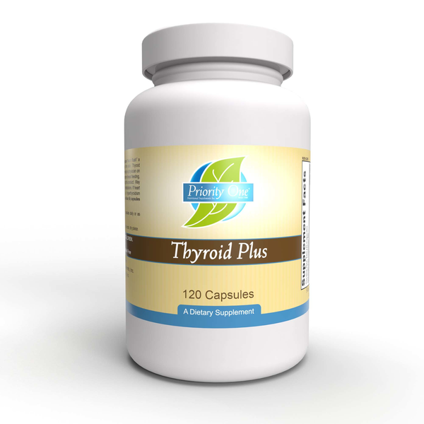 Thyroid Plus - 120 Capsules | Priority One | Amrita Nutrition