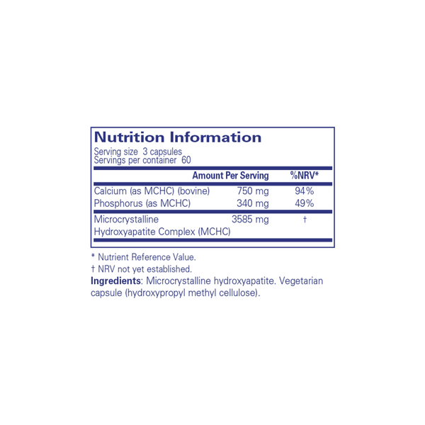 Calcium (MCHA) -180 Capsules - Pure Encapsulations | Amrita Nutrition
