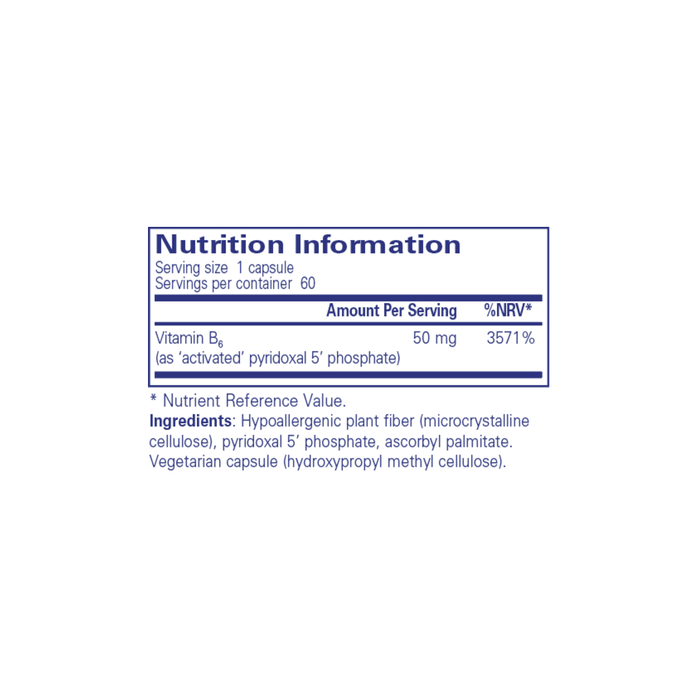 P5P 50 - 60 Capsules - Pure Encapsulations | Amrita Nutrition